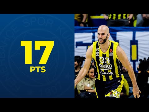 Nick Calathes Monaco Maçı 17 Sayılık Performansı