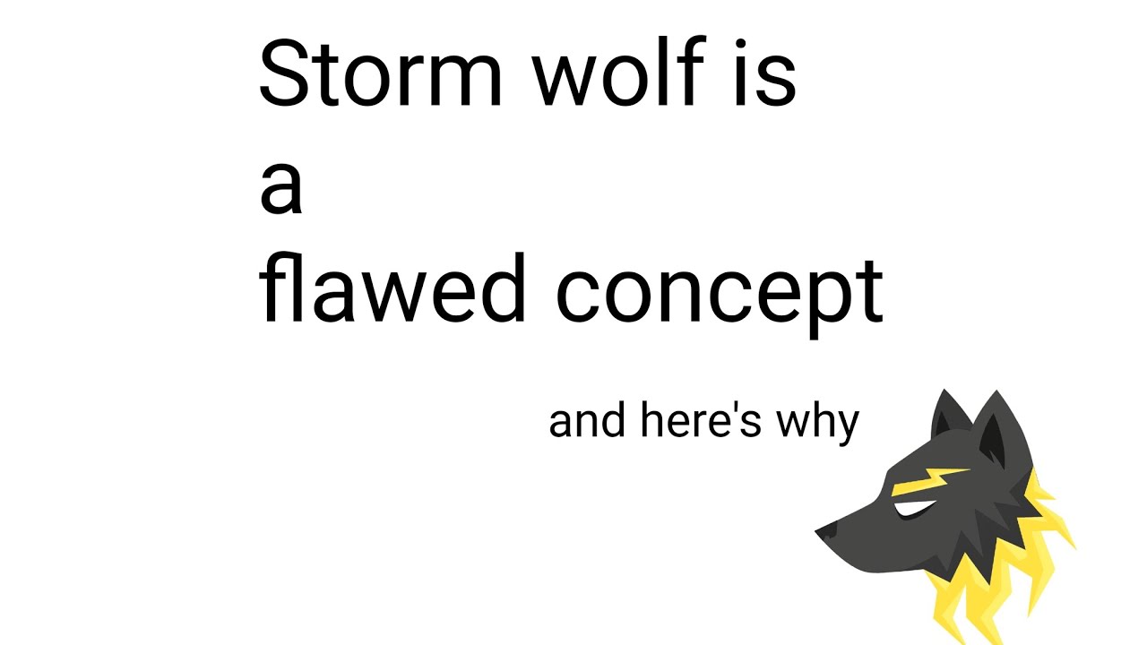Storm wolf is a FLAWED concept and here's why | Wolvesville online ...