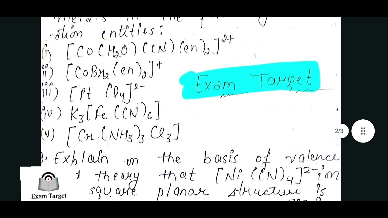 Ye Nhi Kiye To Bahut Pachtaoge 2024 Chemistrycoordinationcompoundnewpattern Viralvideo