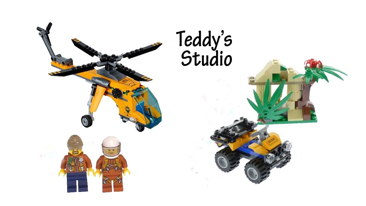 Lego City 60158 Jungle Cargo Helicopter Speed Build - YouTube
