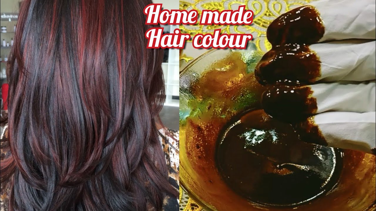 MAKE HAIR DYE ONLY 3 INGREDIENTS II HOMEMADE HAIR COLOR - YouTube