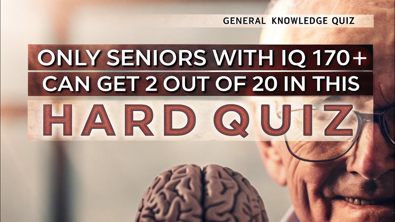 IF YOU CAN GET 8 OUT OF 20 ! YOUR BRAIN IS EXCEPTIONAL! General ...