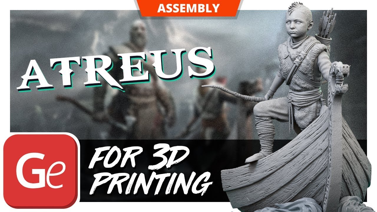 Atreus 3D Printing Figurine | Assembly by Gambody - YouTube