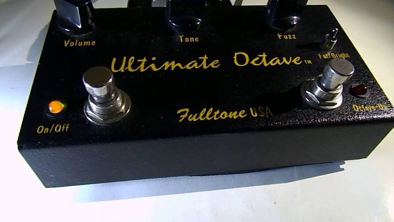 Fulltone Ultimate Octave - FUZZ (Review) - YouTube