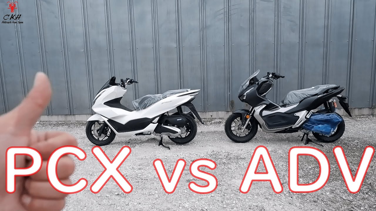 Honda *PCX 125 2021* Vs *ADV 150* Brand new. - YouTube