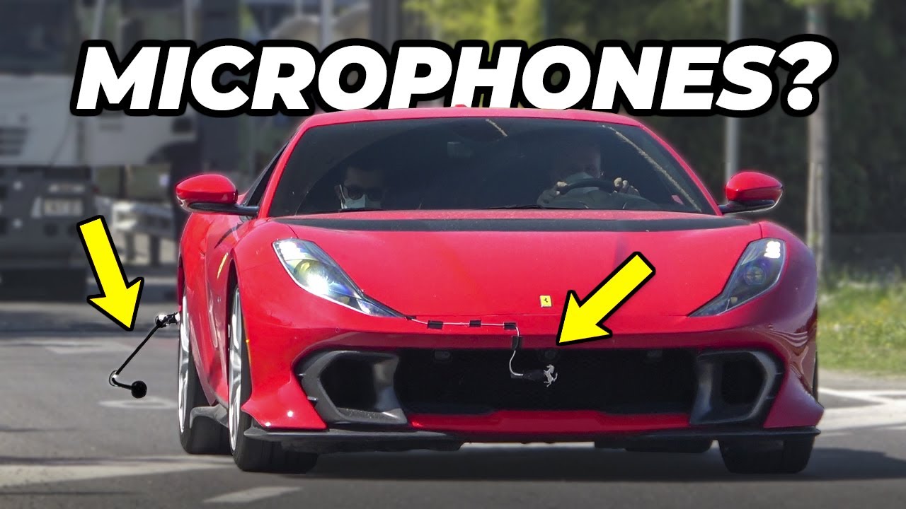 Someone Taped Microphones all over this $600k Ferrari. - YouTube