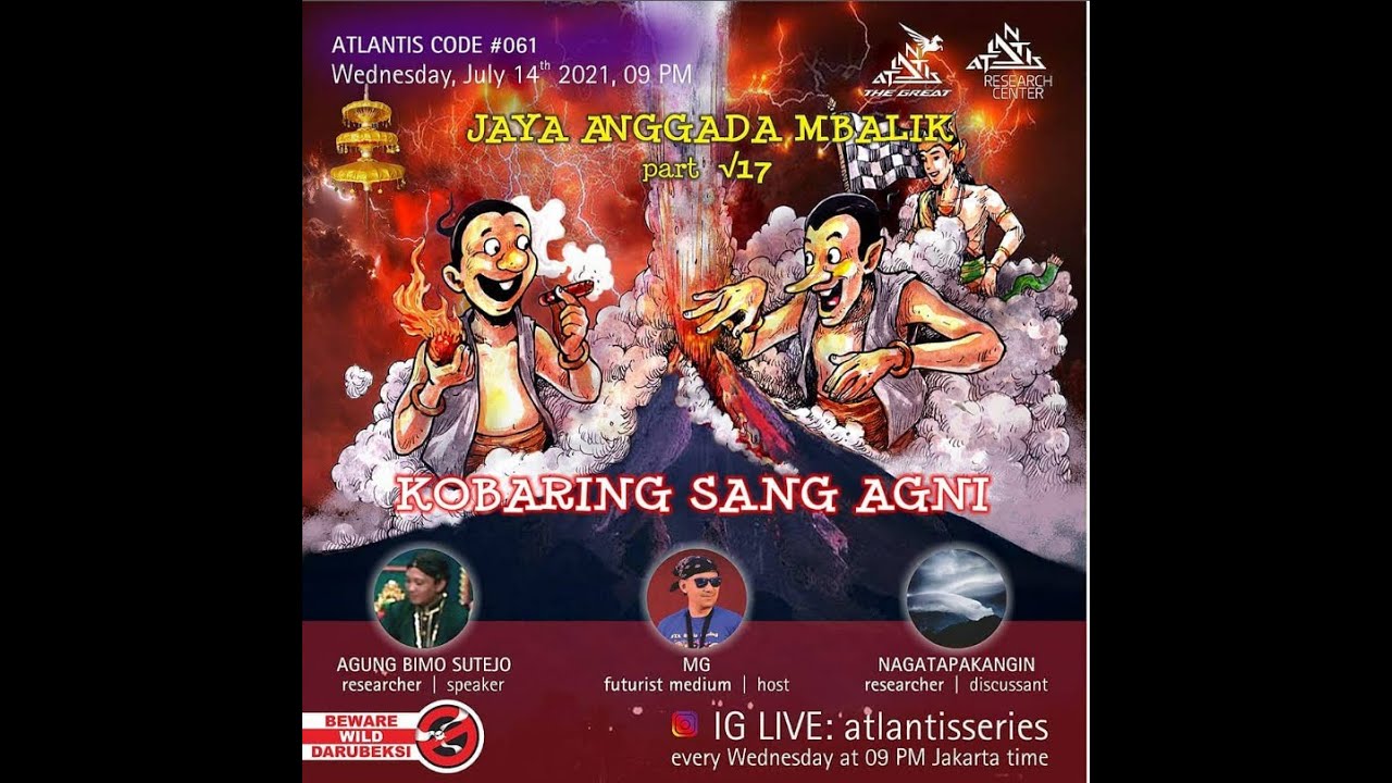 ATLANTIS SERIES #061: 💥JAYA ANGGADA MBALIK💥: 🌋KOBARING SANG AGNI🌋 - YouTube