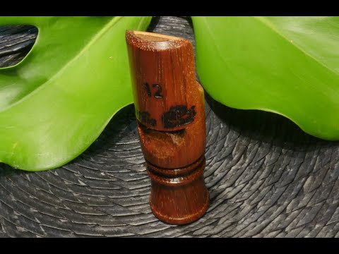 SOLID BRAZILIAN ROSEWOOD SAMBA/BIRD CALL WHISTLE #12 @ http://stores ...