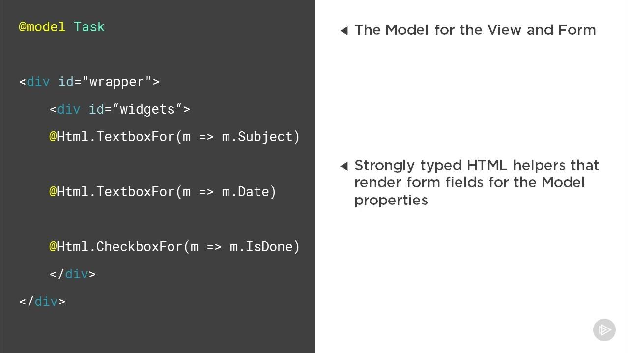 ASP.NET Intermediate 2 - 4.07 Introducing the Razor View Engine - YouTube