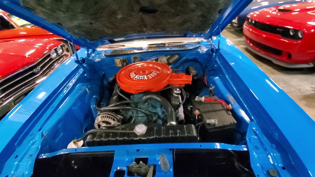 1972 Challenger engine start - YouTube