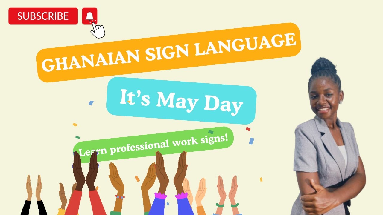 GHANAIAN SIGN LANGUAGE ~ PROFESSIONS/ WORK SIGNS - YouTube