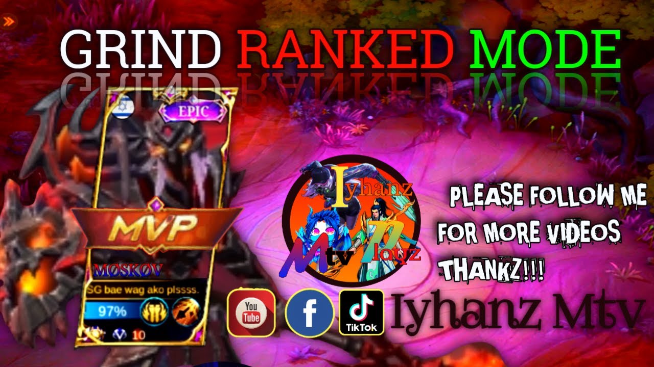 GRIND RANKED MODE: MLBB SOLO PLAYER | LIKE, SHARE and SUBSCRIBE ️ - YouTube