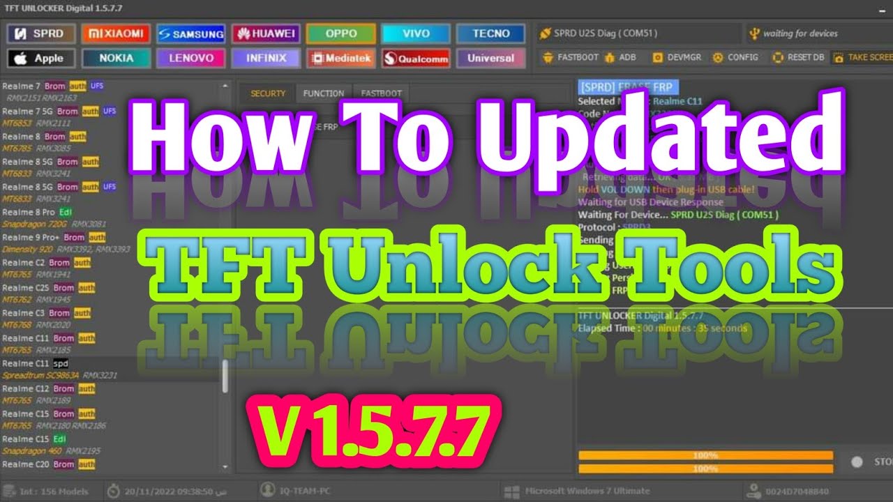 How To Updated TFT Unlocker Digital V 1.5.7.7 - YouTube