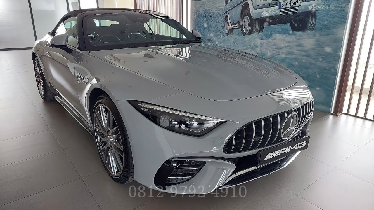 Mercedes-AMG SL 43 Alpine Grey ATPM Indonesia Mercindo Autorama - YouTube