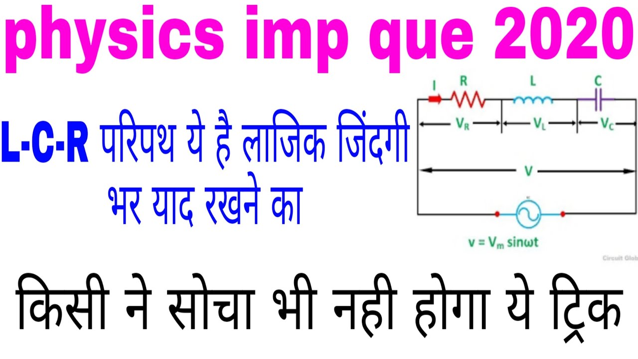 lcr paripath।।l-c-r series resonance circuit experiment।।physics ncert ...