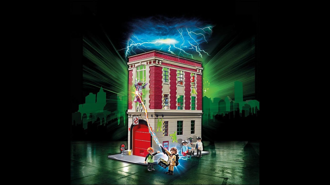PLAYMOBIL Ghostbusters Firehouse - YouTube