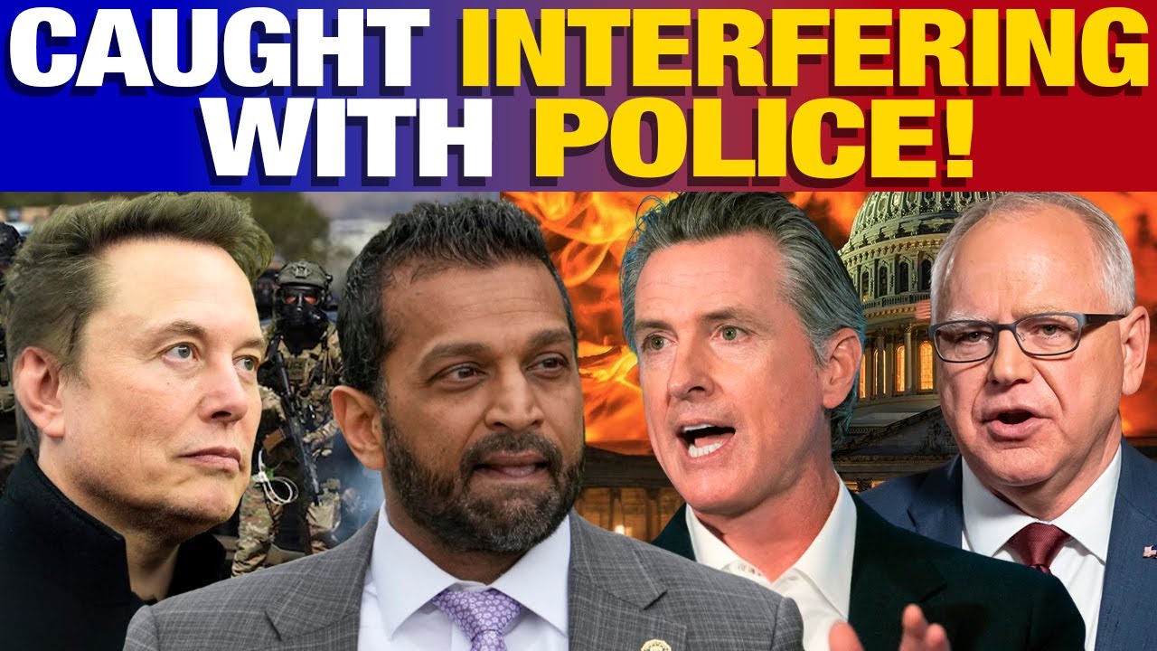 🔥 BREAKING: Trump FBI CATCH Tim Walz Newsom INTERFERING With Police ...