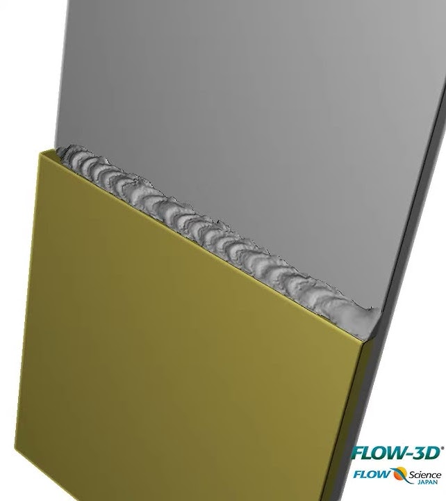 FLOW-3D ろう付け（ブレージング） brazing - YouTube