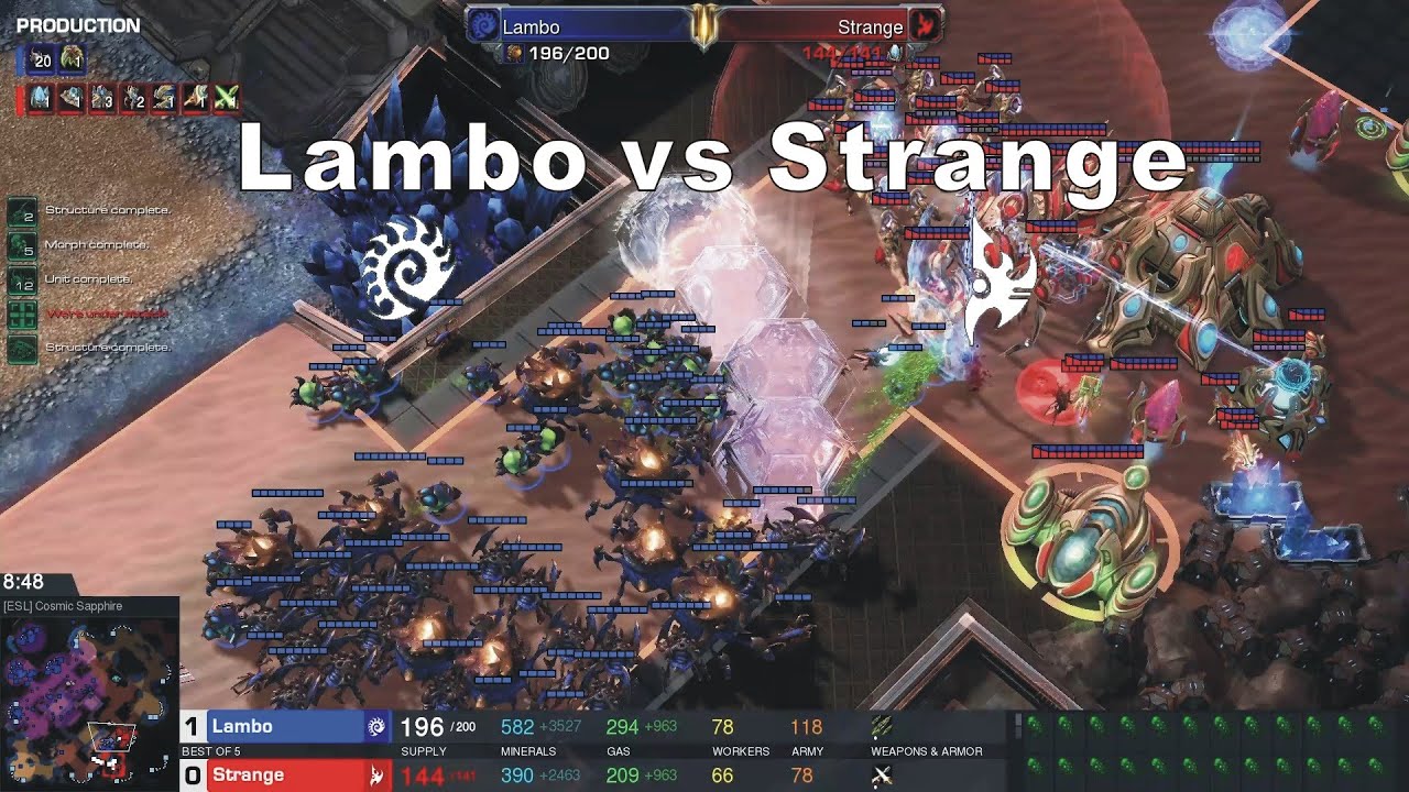 Starcraft II DreamHack Masters 2022 Atlanta Oct12 Lambo(Z) v Strange(P ...