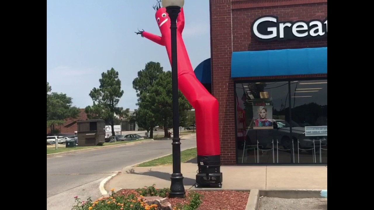 Wacky waving inflatable arm flailing tube man!! - YouTube
