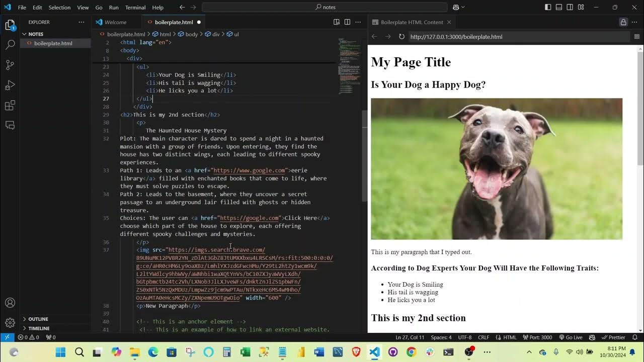 How to Create a List in HTML Video 8 of 8 Beginner HTML Tutorials - YouTube