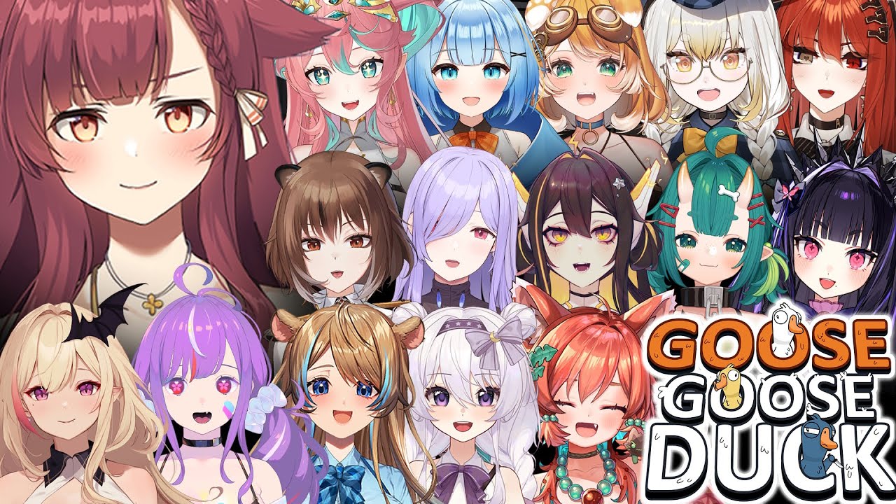 GOOSE GOOSE DUCK 】BEEEEG COLLAB! A wolf among ducks (and geese ...