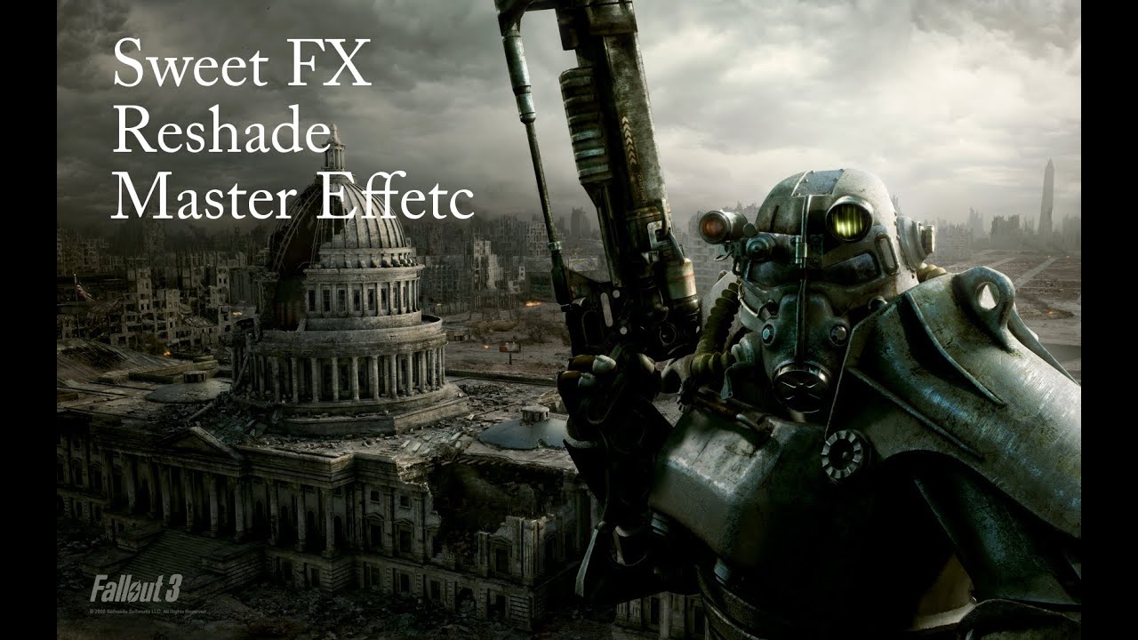 Fallout 3 - Sweet FX- Reshade - mod 2015 - YouTube