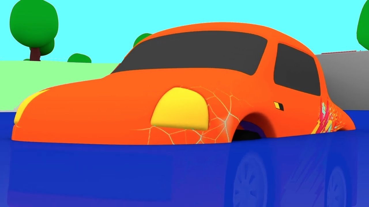 DROWNING CAR! - Cartoon Cars - Cartoons for Kids! - YouTube