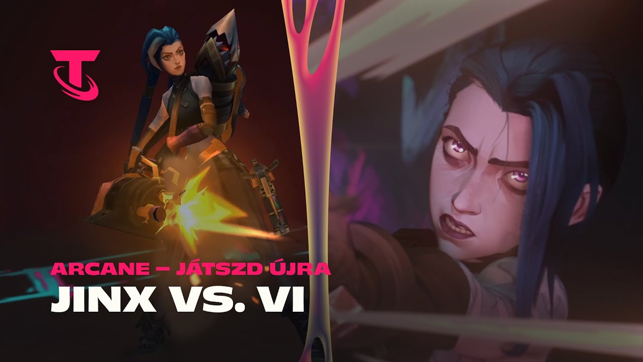 Arcane – Játszd újra: Jinx vs. Vi | Teamfight Tactics - YouTube
