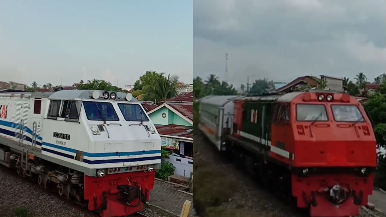 Lokomotif CC204 VS Lokomotif CC201 Hidung Miring Mana Yang Lebih Gagah ...