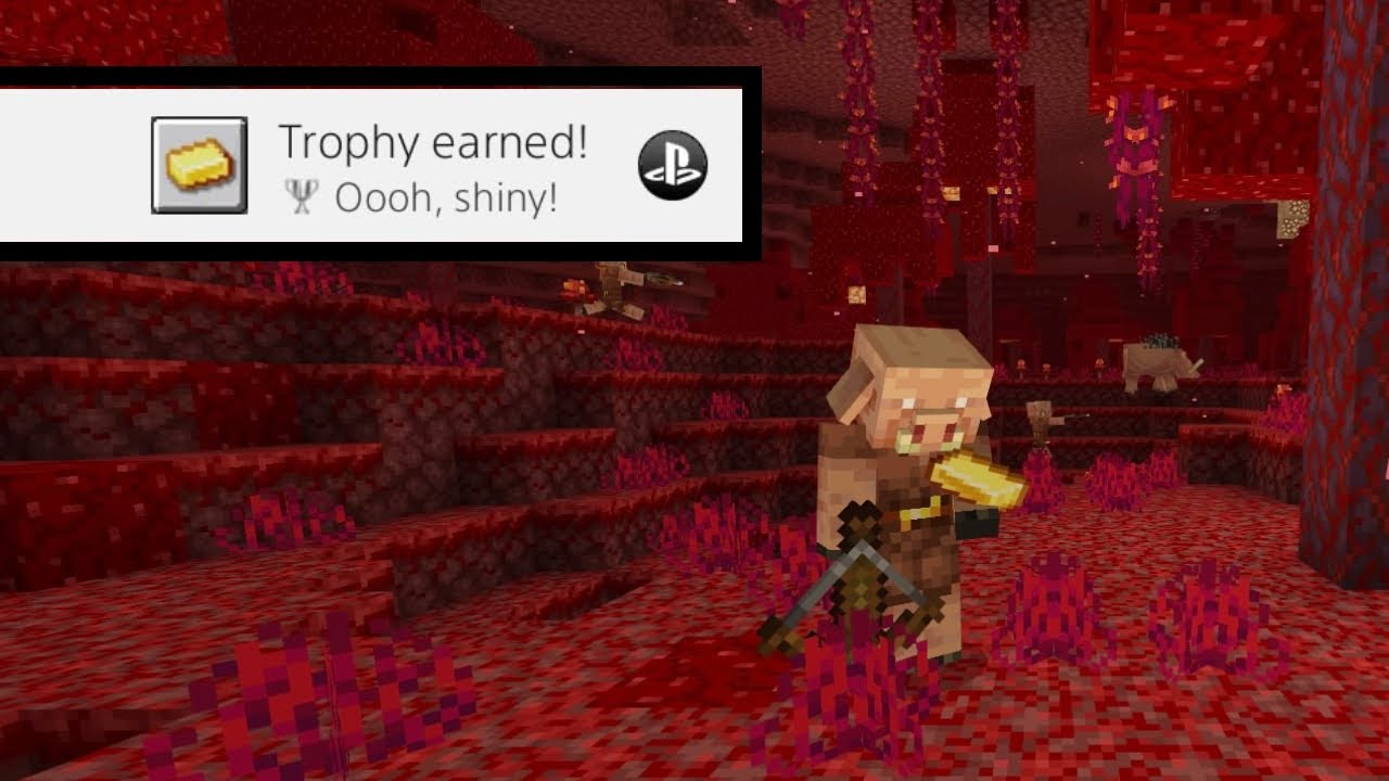 Minecraft Bedrock Oooh, Shiny! Trophy / Achievement Guide - YouTube