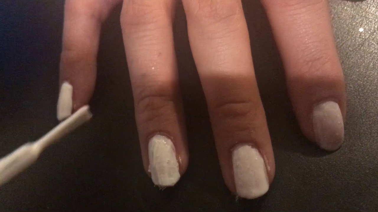 Tutorial de Gelish blanco - YouTube