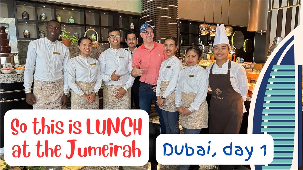 Dubai: Lunch Buffet at the Jumeirah Emirates Towers Hotel - YouTube