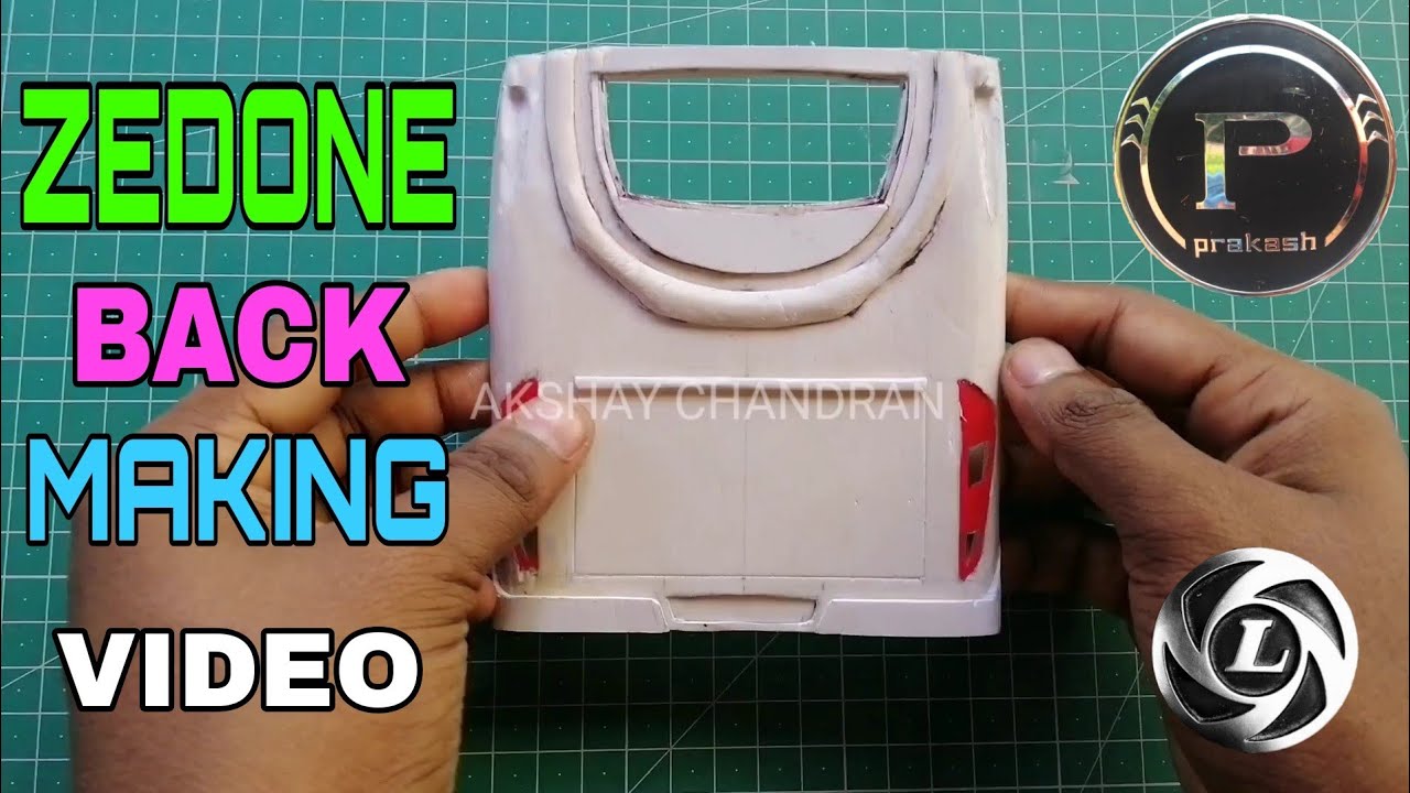 ZEDONE BACK MAKING VIDEO, MINIATURE [akshay chandran] - YouTube