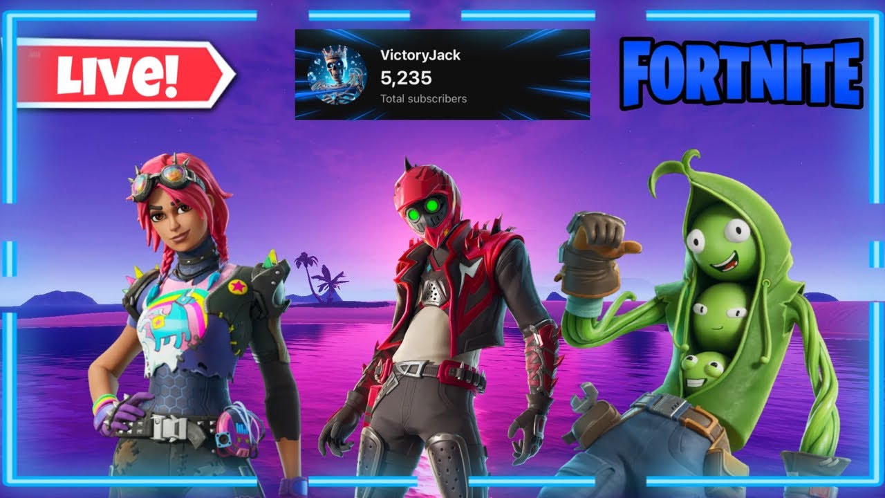 Live YT Sub Count! (5.5k Subs?) (Shoutouts 👀) #fortnite - YouTube