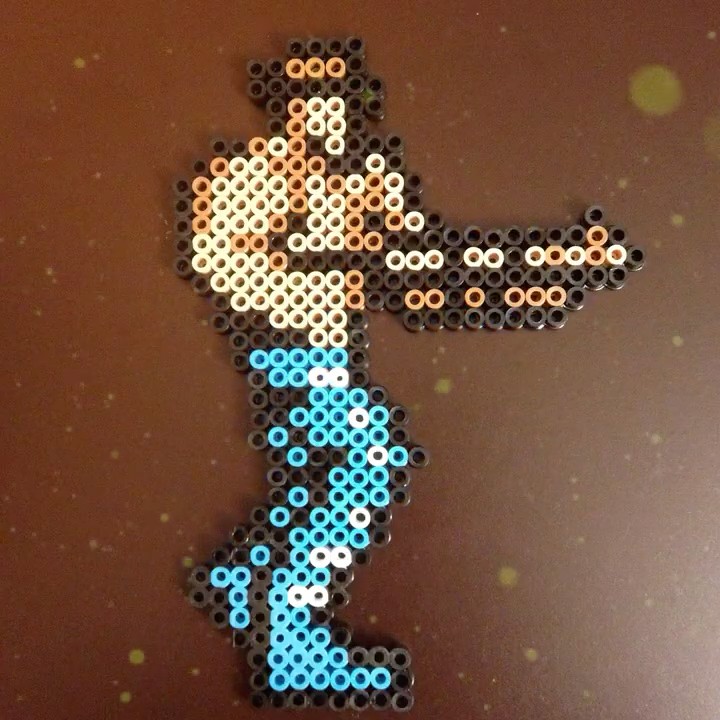 Contra Inspired Perler Art #pixelart #art - YouTube