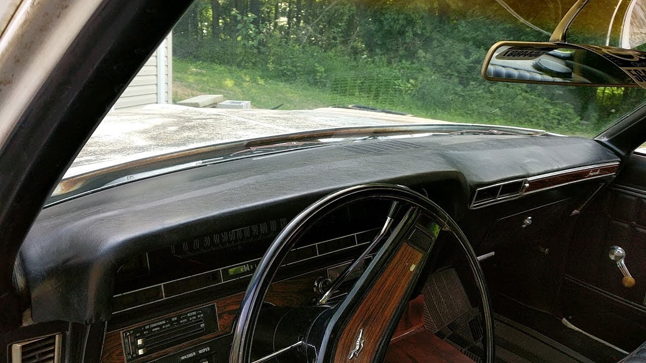 Recovering the dash pad of 1970 Impala - YouTube