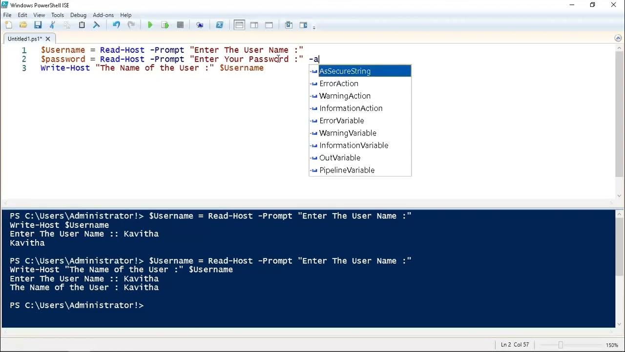 Take Input From User Trending Powershellscripting Powershell Viralvideo Youtube