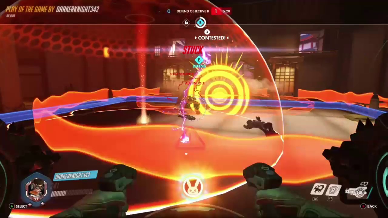 Quad KILL!!!!!!!! Overwatch D.Va - YouTube