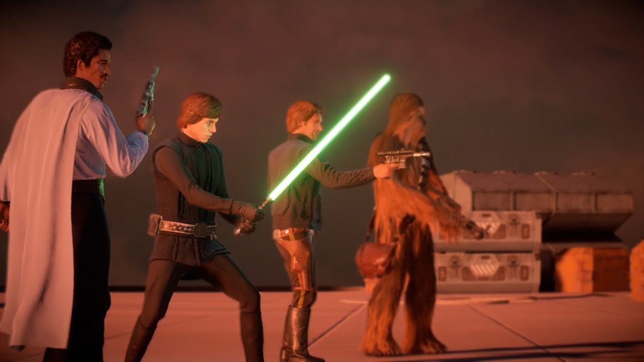 BATTLEFRONT 2 | BESPIN GAMEPLAY | HEROES VS VILLAINS - YouTube