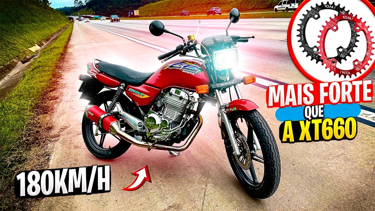 TOP SPEED NA CG 99 COM MOTOR DE TWISTER E ESCAPE DORE - YouTube