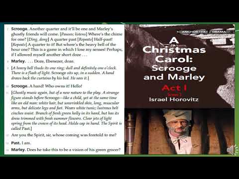 A Christmas Carol: Scrooge and Marley, Act 1, Scenes 4 and 5. Read by ...