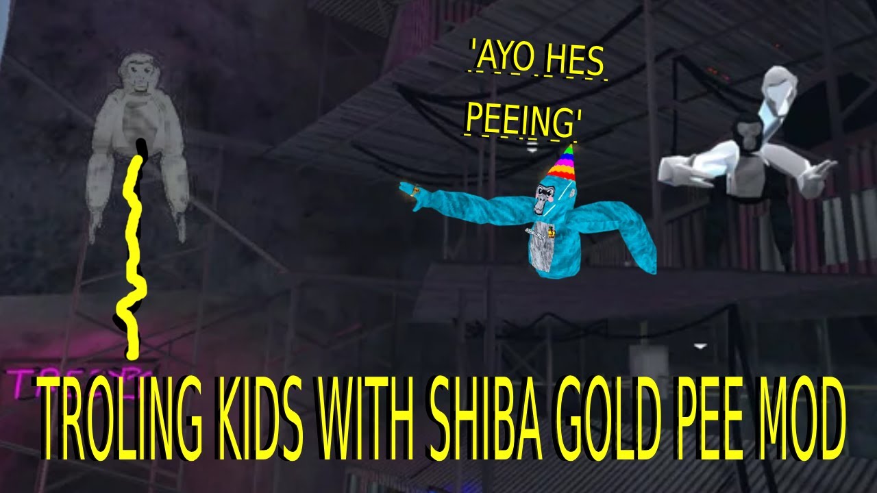 TROLLING KIDS WITH PEE MOD (SHIBA GOLD) (GTAG) - YouTube