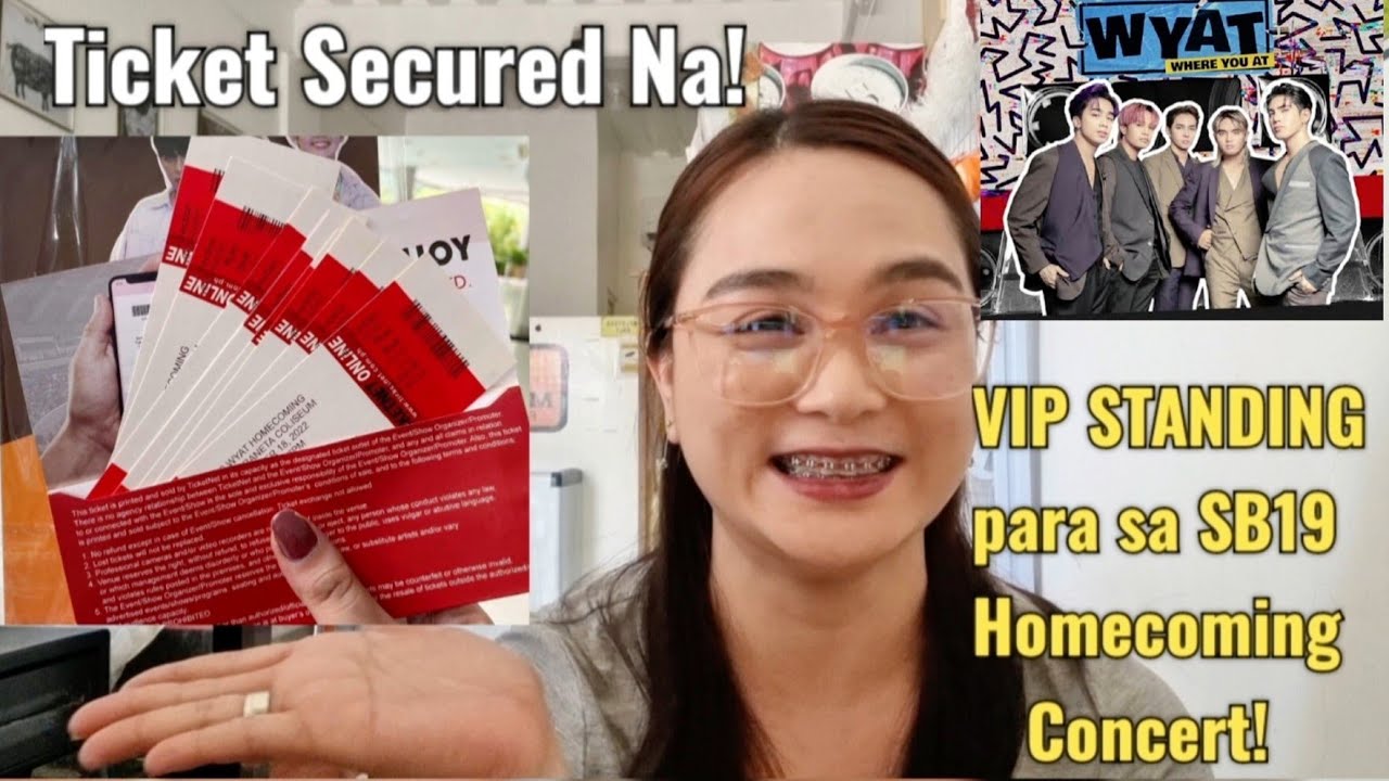 SA WAKAS MAY TICKET NA PARA SA SB19 HOMECOMING WYAT CONCERT SA ARANETA ...
