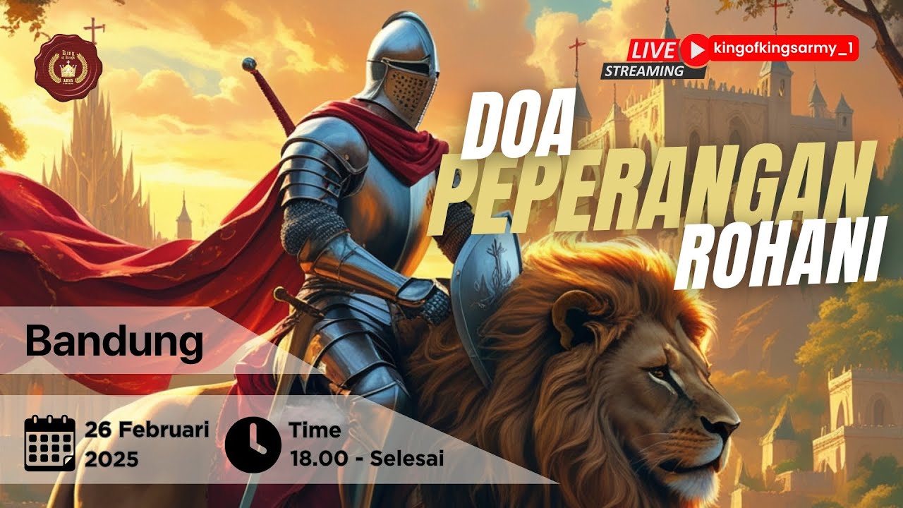 LIVE STREAMING | DOA PERPERANGAN ROHANI | RABU 26 FEBRUARI 2025 | - YouTube