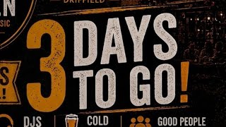 3 DAYS TO GO IN THE BEER GARDEN