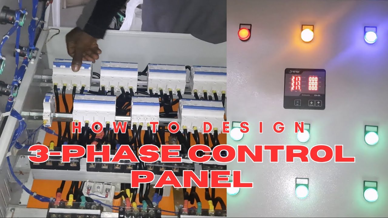 3 Phase Generator Control Panel Design | Smartech - YouTube