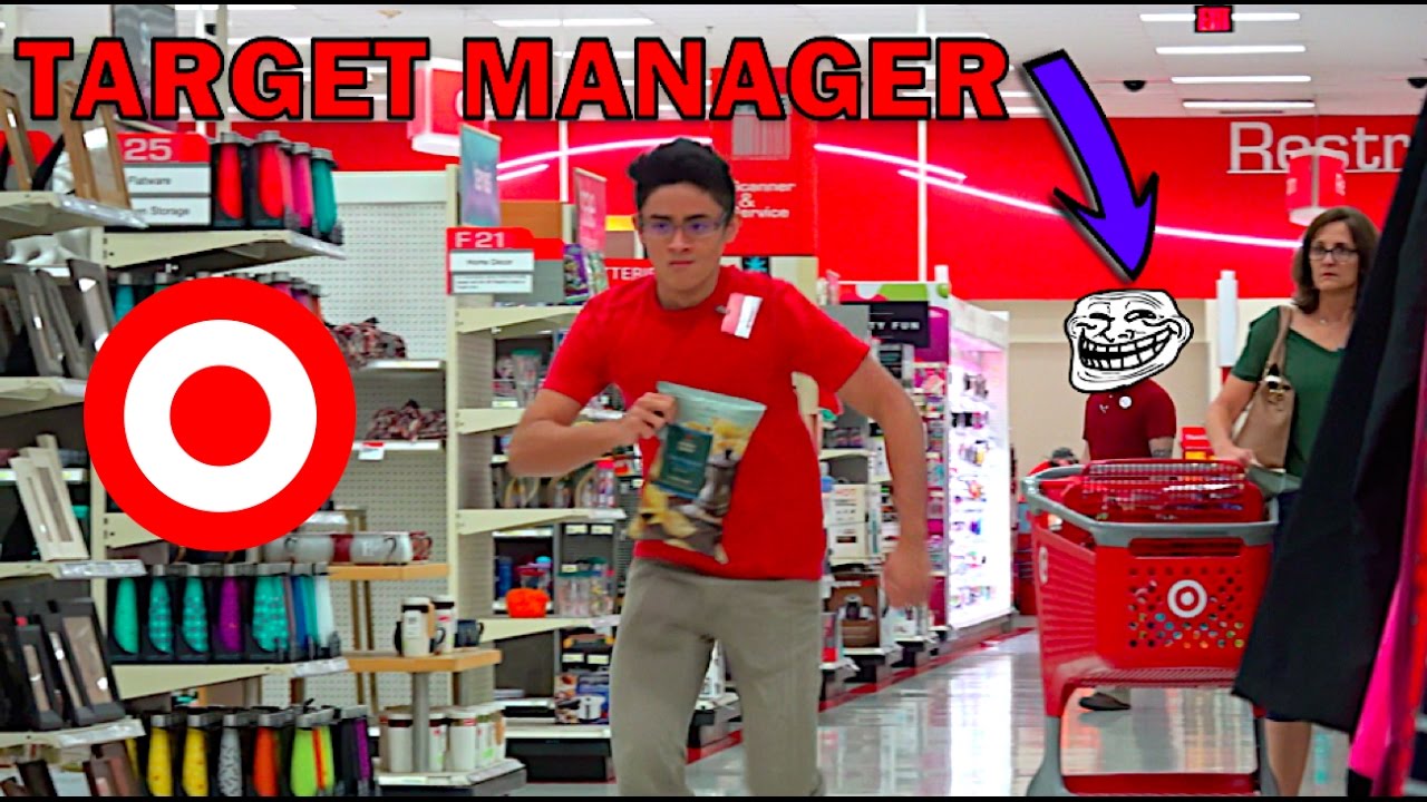 FAKE Target EMPLOYEE PRANK!! (Kicked Out!!) - YouTube