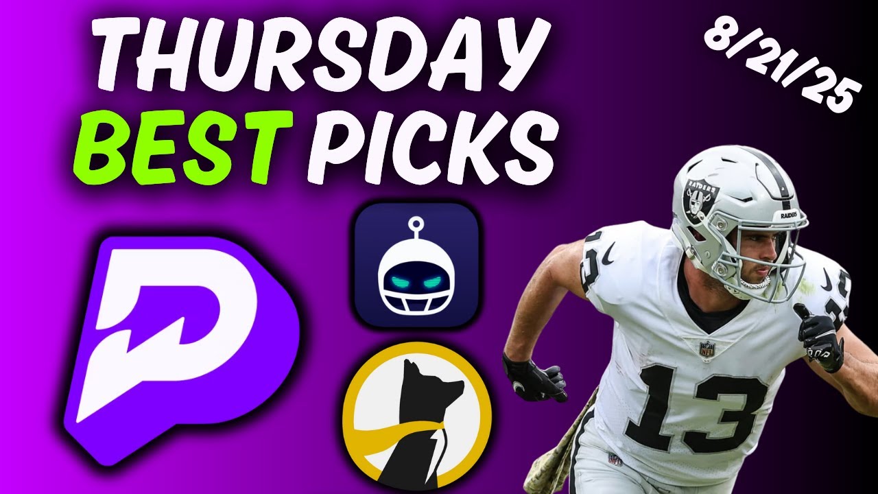 PrizePicks Thursday NFL/ESPORTS FREE PICKS | 2 FREE PICKS | 8/21/25 ...