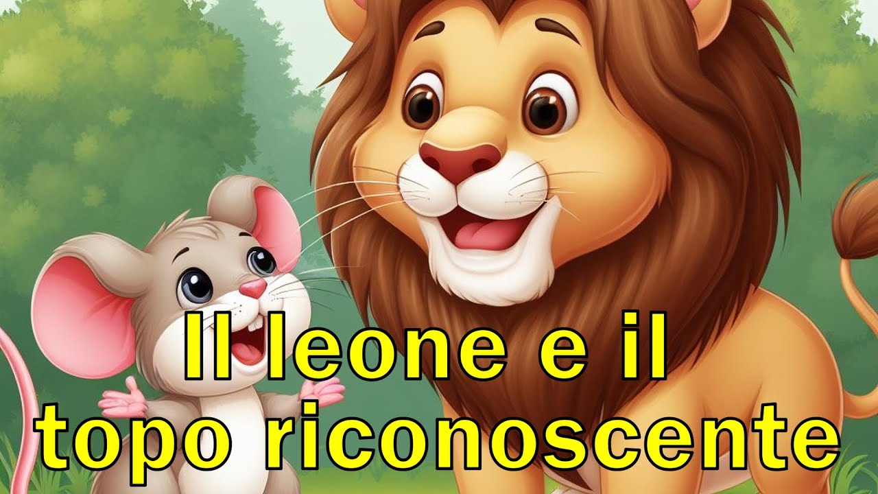 La Foresta Meravigliosa Cap. 33 Il Leone e il Topo riconoscente/cartoni animati/favole per ...